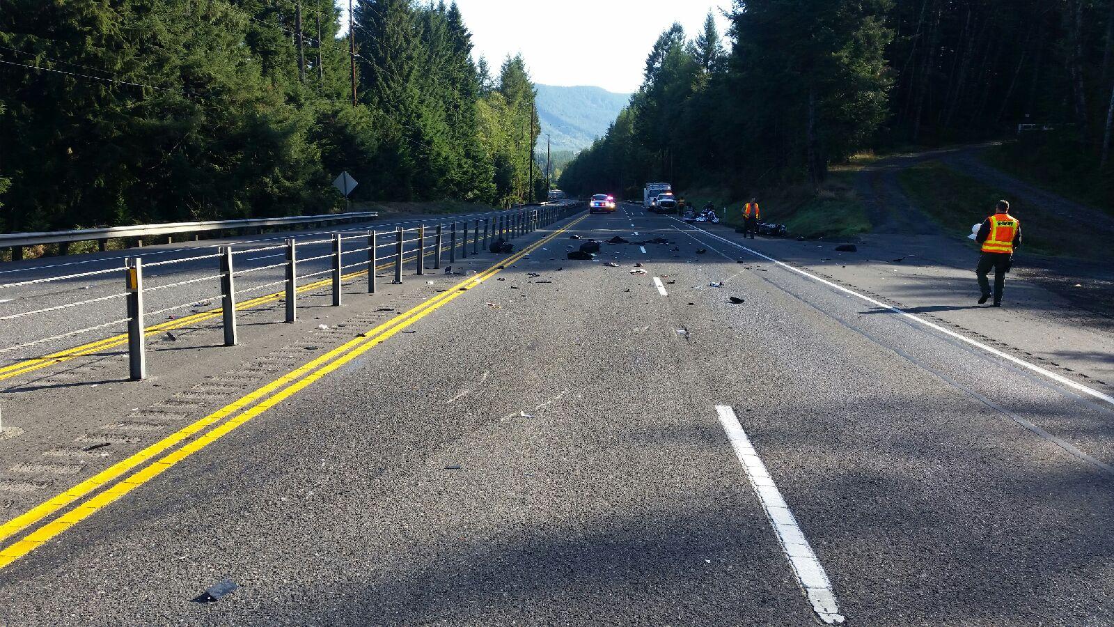 Motorcyclist suffers critical injuries in Hwy. 26 crash | kgw.com