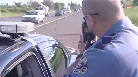 Electronic speed limit signs change with traffic | kgw.com