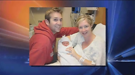 Nick and Megan Allard have baby boy Brady | kgw.com