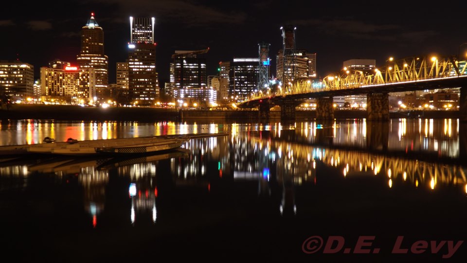 Portland Skyline At Night Portland Spirit 2024 Rose Festival Fireworks