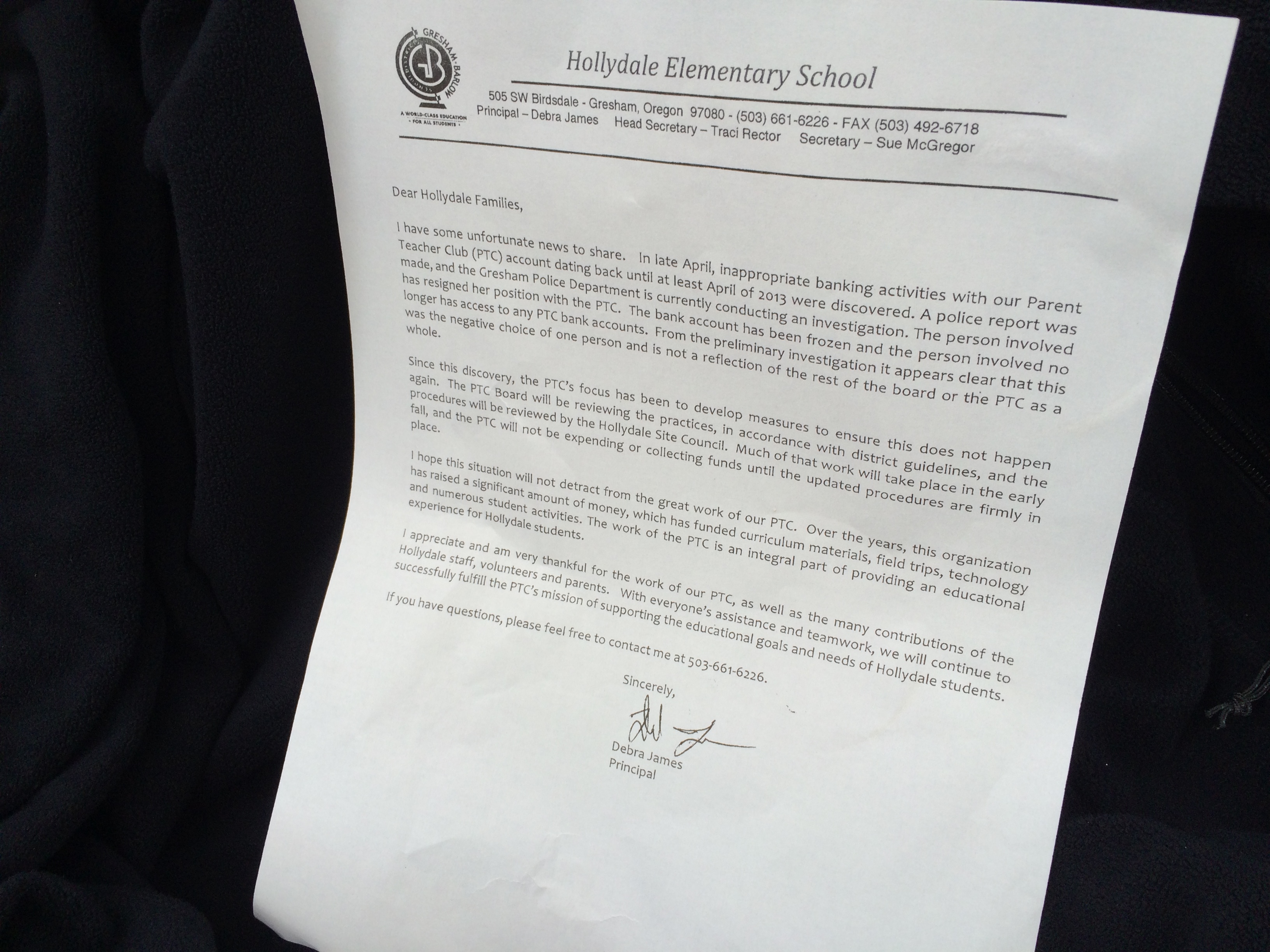 Parent Teacher Club board member under investigation for embezzlement ...