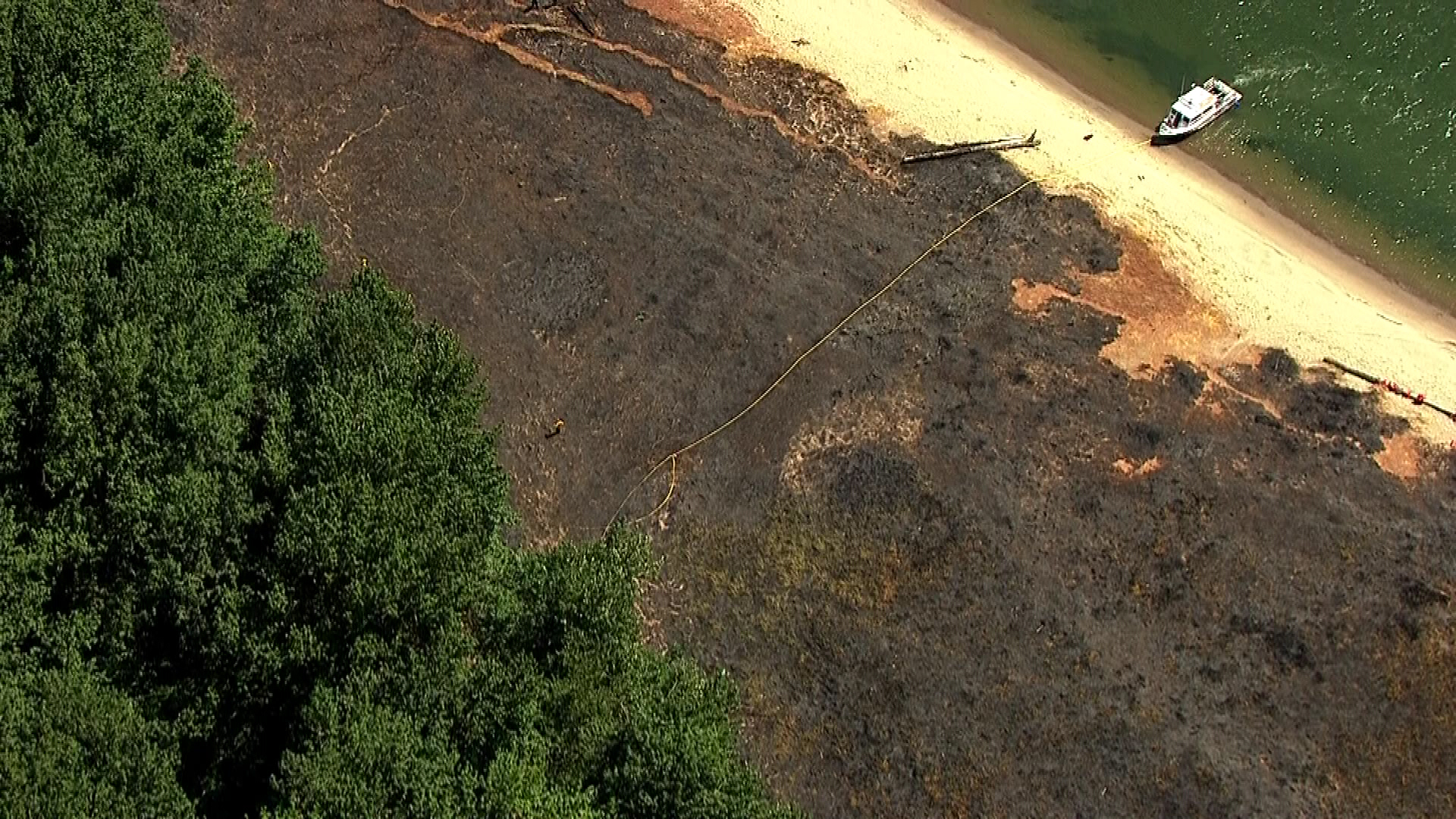 Crews contain wildfire on Government Island | kgw.com