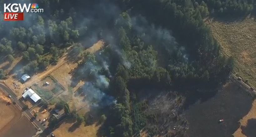 Brush fire in Estacada forces evacuations | kgw.com