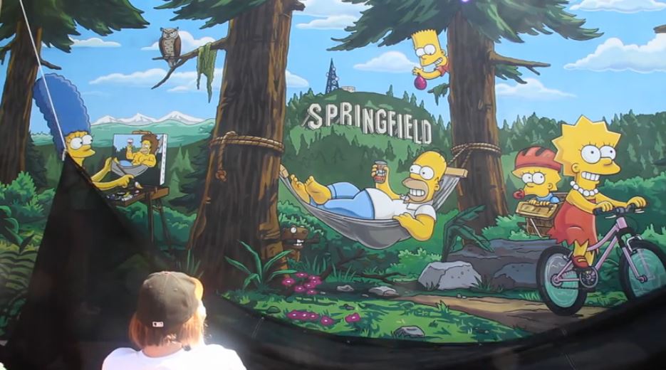 'Simpsons' mural unveiled in Springfield, Oregon | kgw.com