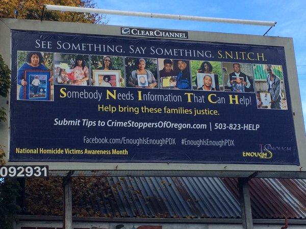 Portland campaign encourages violent crime witnesses to come forward ...