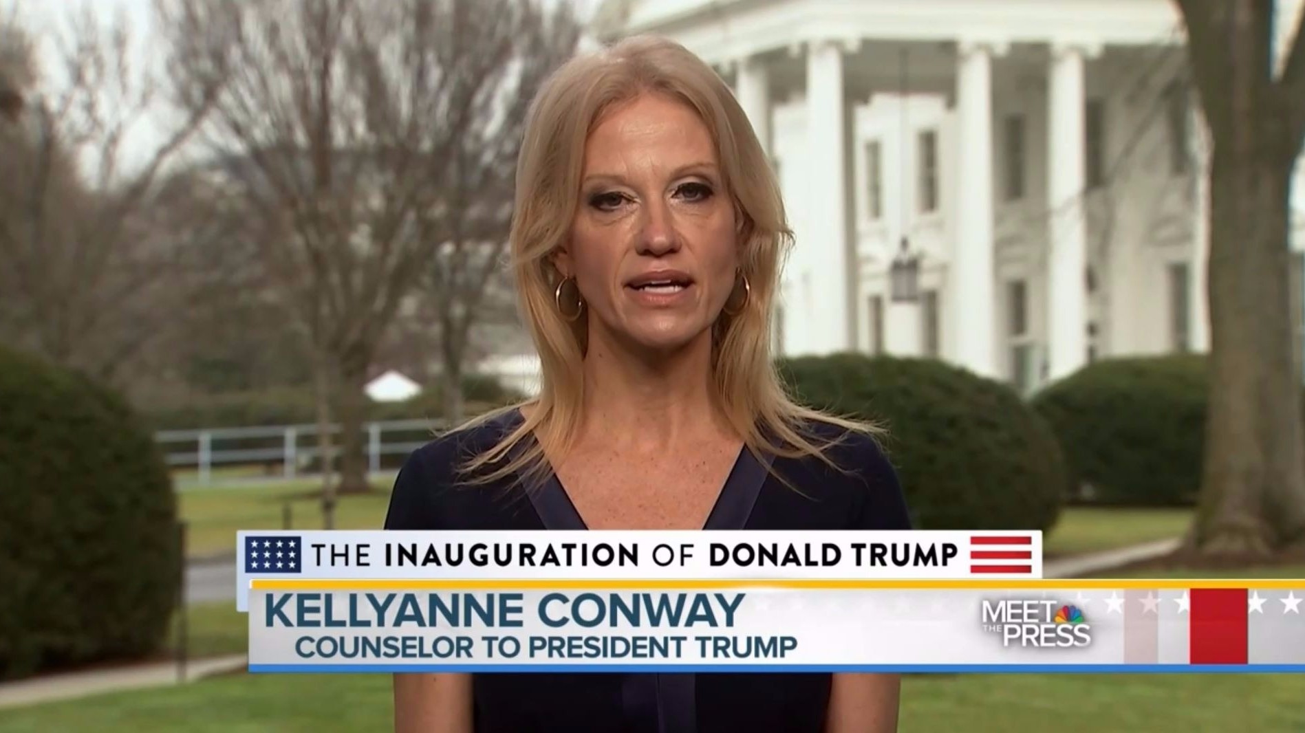 Kellyanne Conway: White House spokesman gave ‘alternative facts' on ...