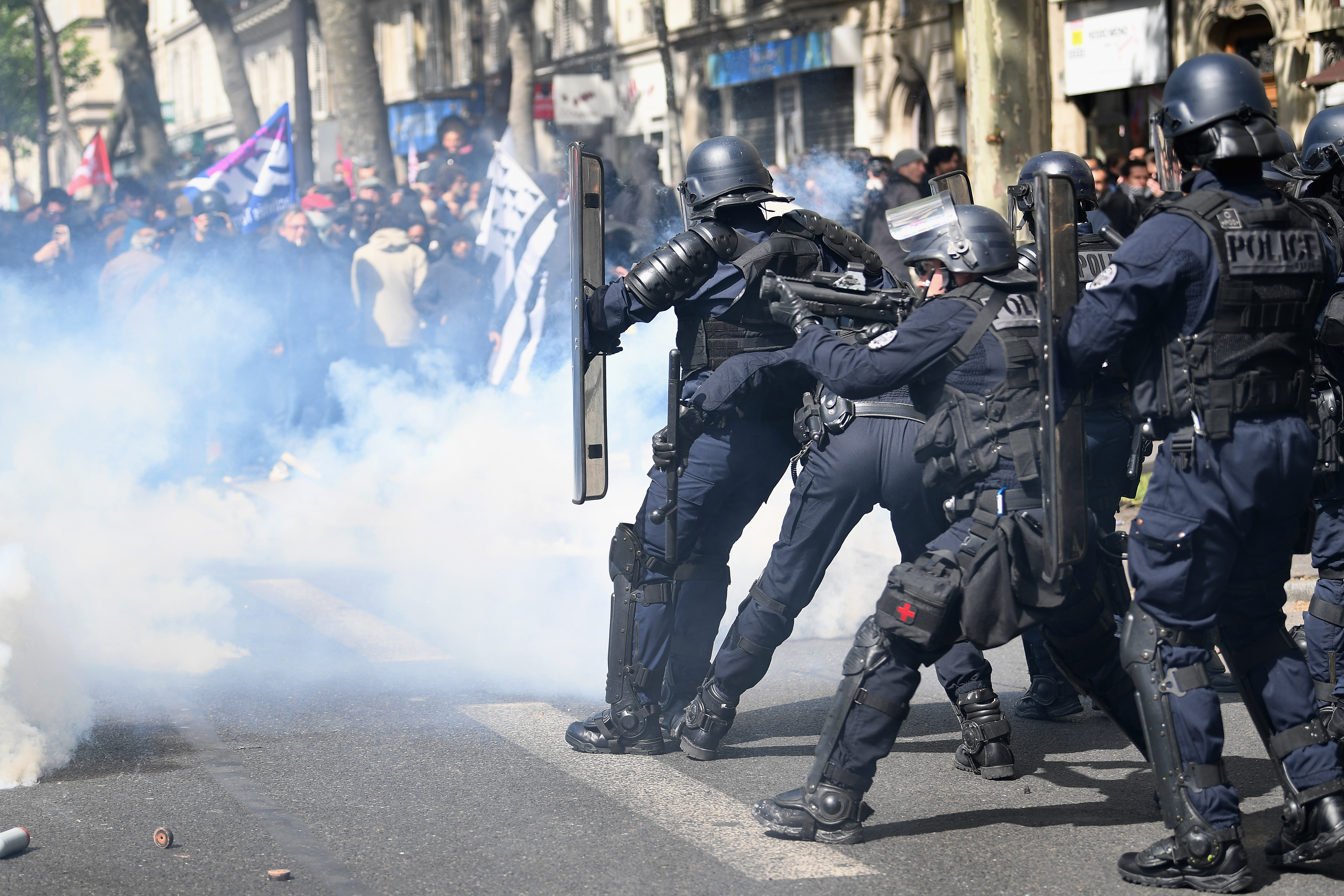 Around the world: Images of May Day protests | kgw.com