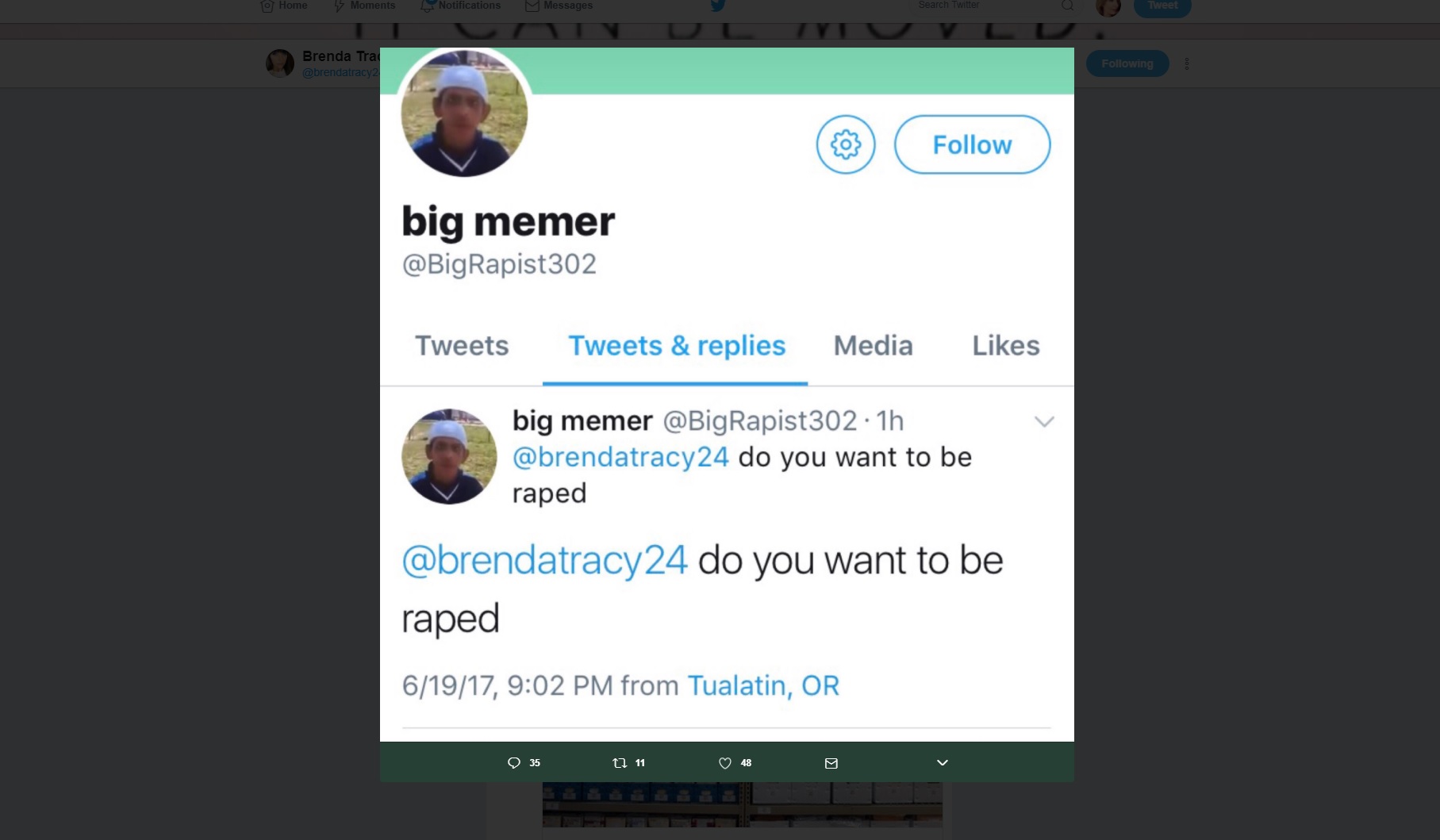 National petition to stop Twitter rape threats starts in Portland | kgw.com